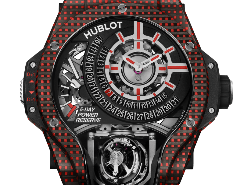 MP-09 Tourbillon Bi-Axis Red 3D Carbon 49 mm | Hublot TH