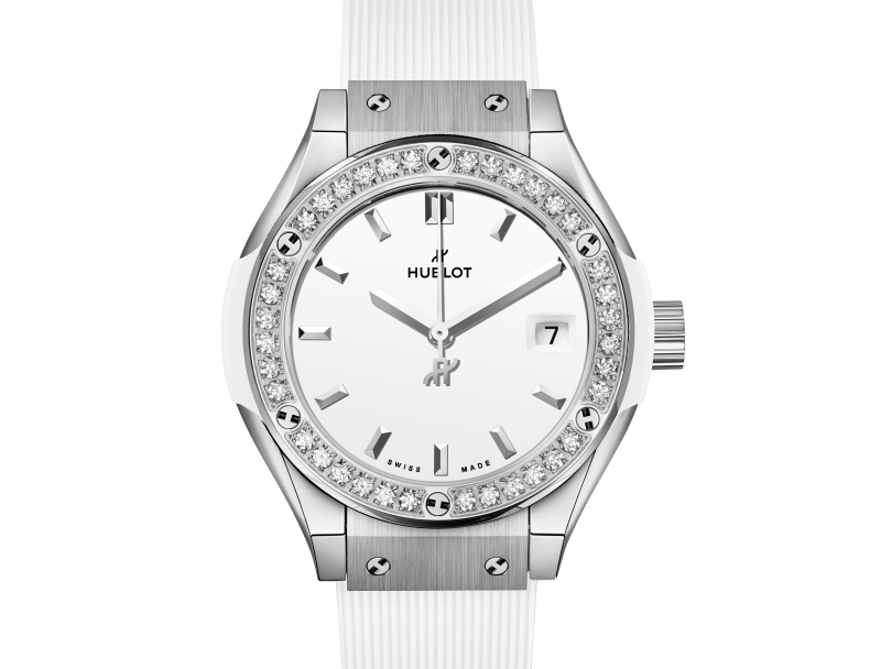 Classic Fusion Titanium White Diamonds 29 mm | Hublot