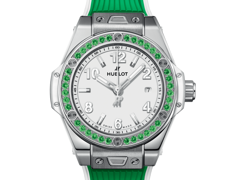 Big Bang One Click Joyful Steel Apple Green 33 mm | Hublot