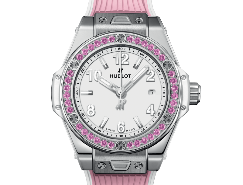Big Bang One Click Joyful Steel Pink 33 mm | Hublot