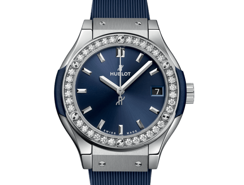 Classic Fusion Titanium Blue Diamonds 33 mm | Hublot