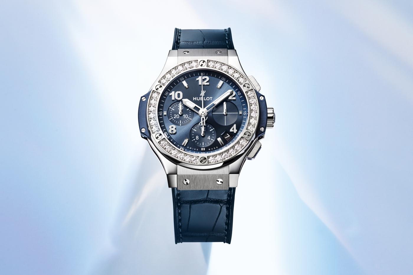 Big Bang Steel Blue Diamonds 41 mm | Hublot US