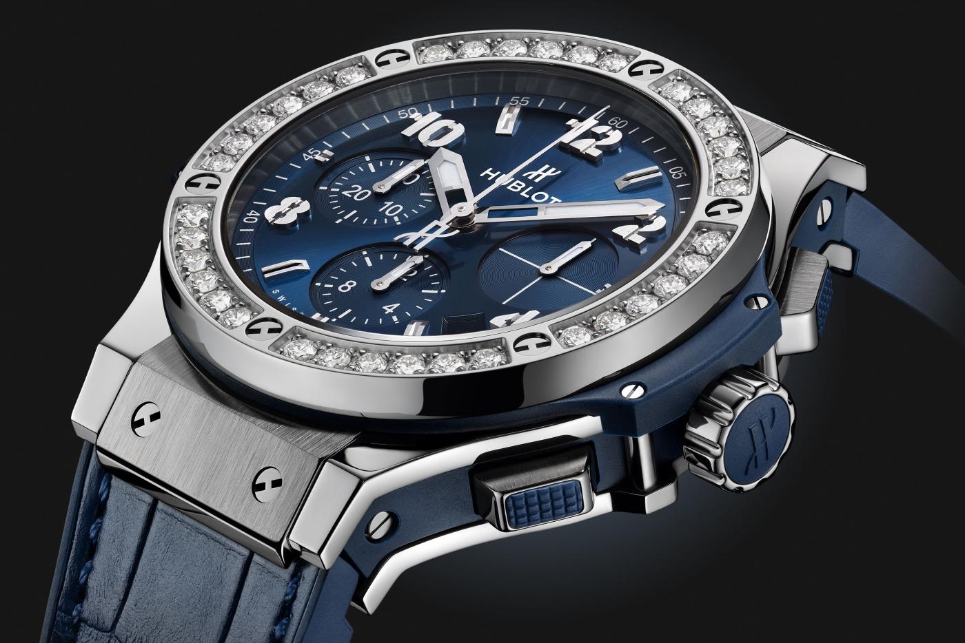 Big Bang Steel Blue Diamonds 41 mm | Hublot US