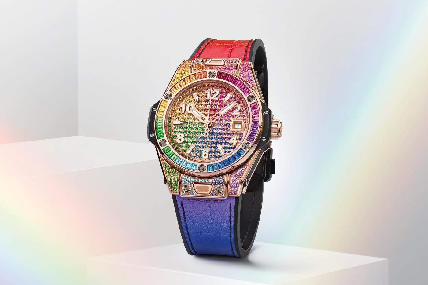 Big Bang One Click King Gold Rainbow 33 mm | Hublot TR