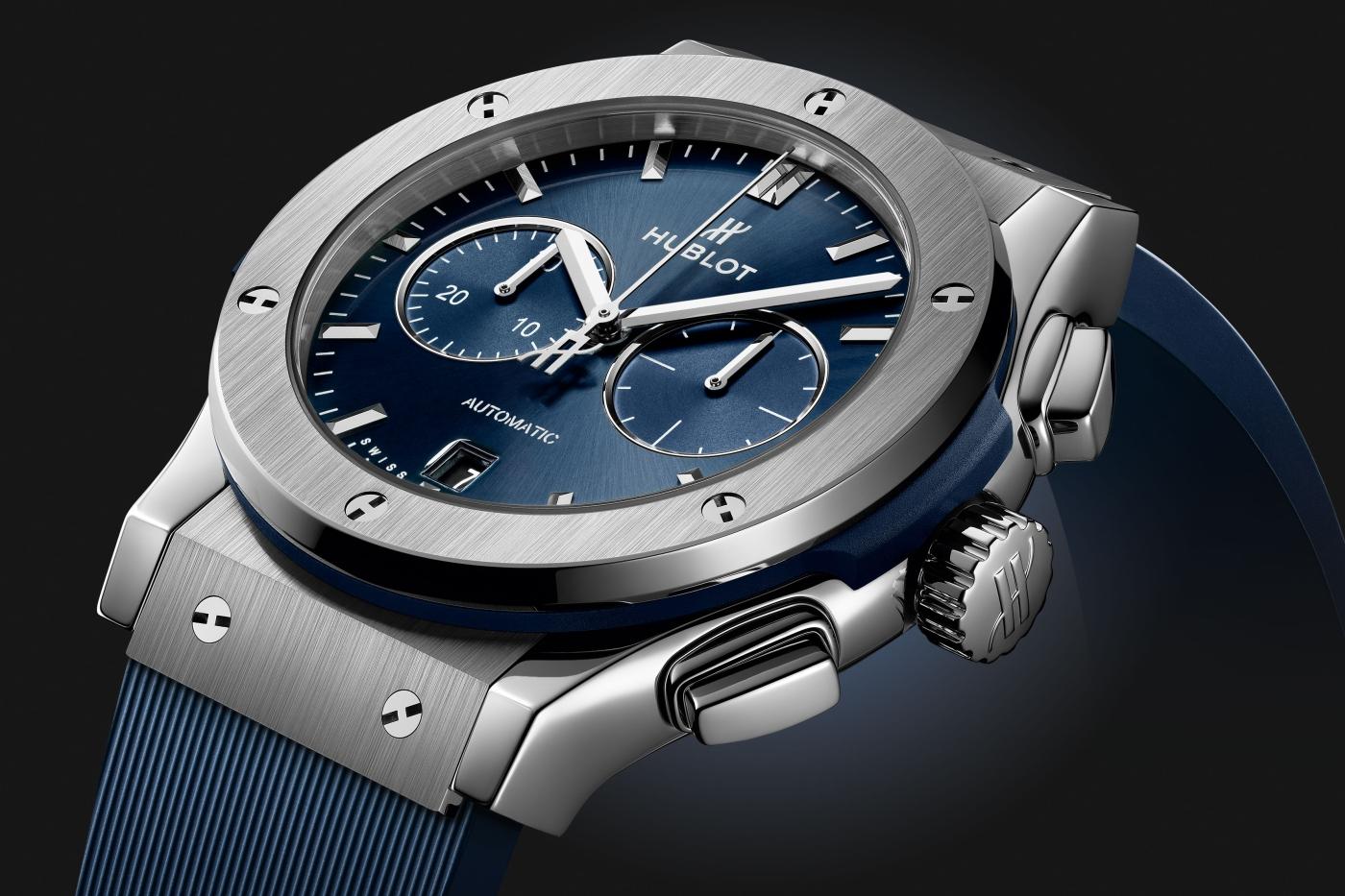 Classic Fusion Chronograph Titanium Blue 42 mm | Hublot US