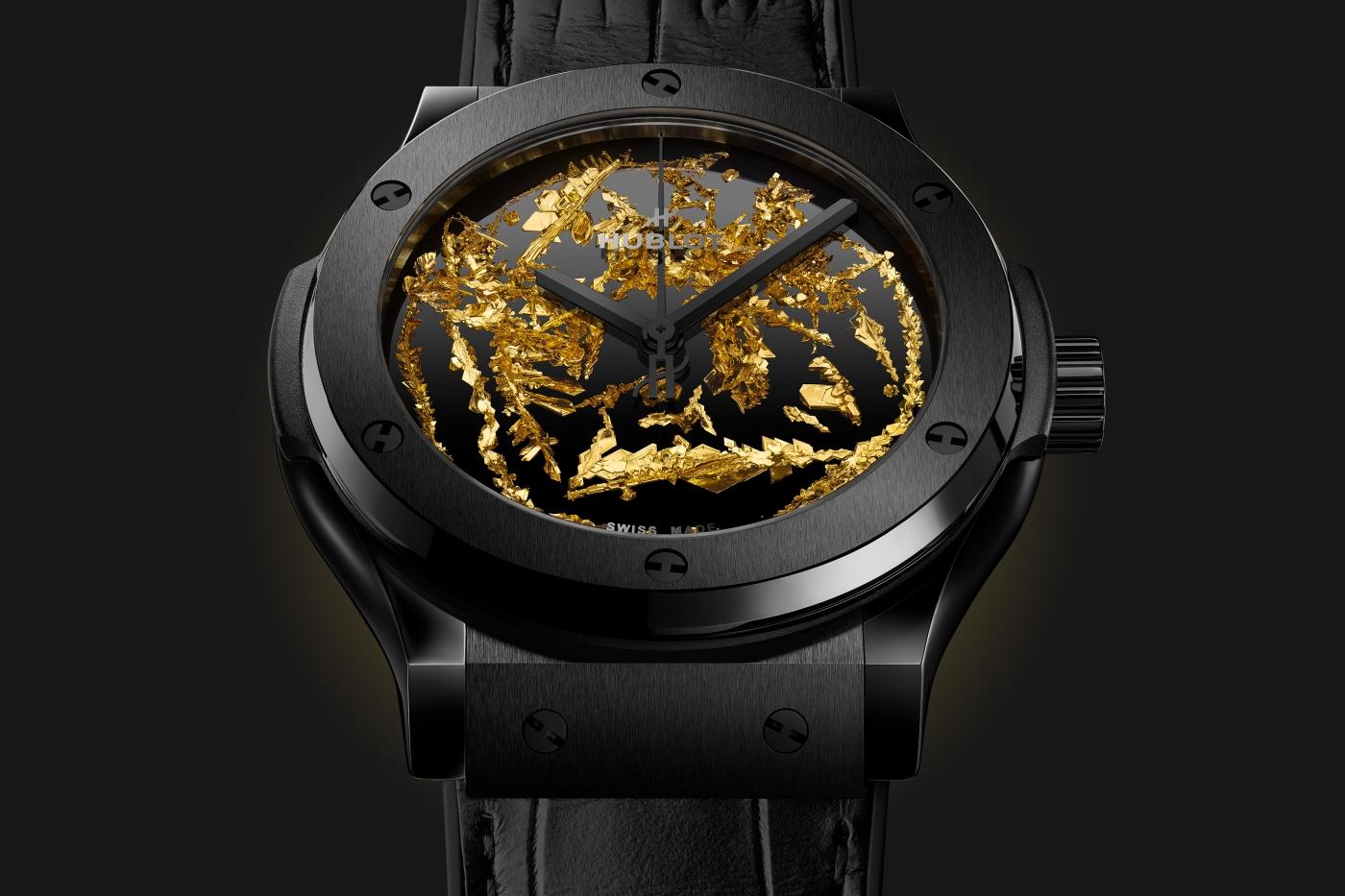 Classic Fusion Gold Crystal Ceramic 42 mm | Hublot FI