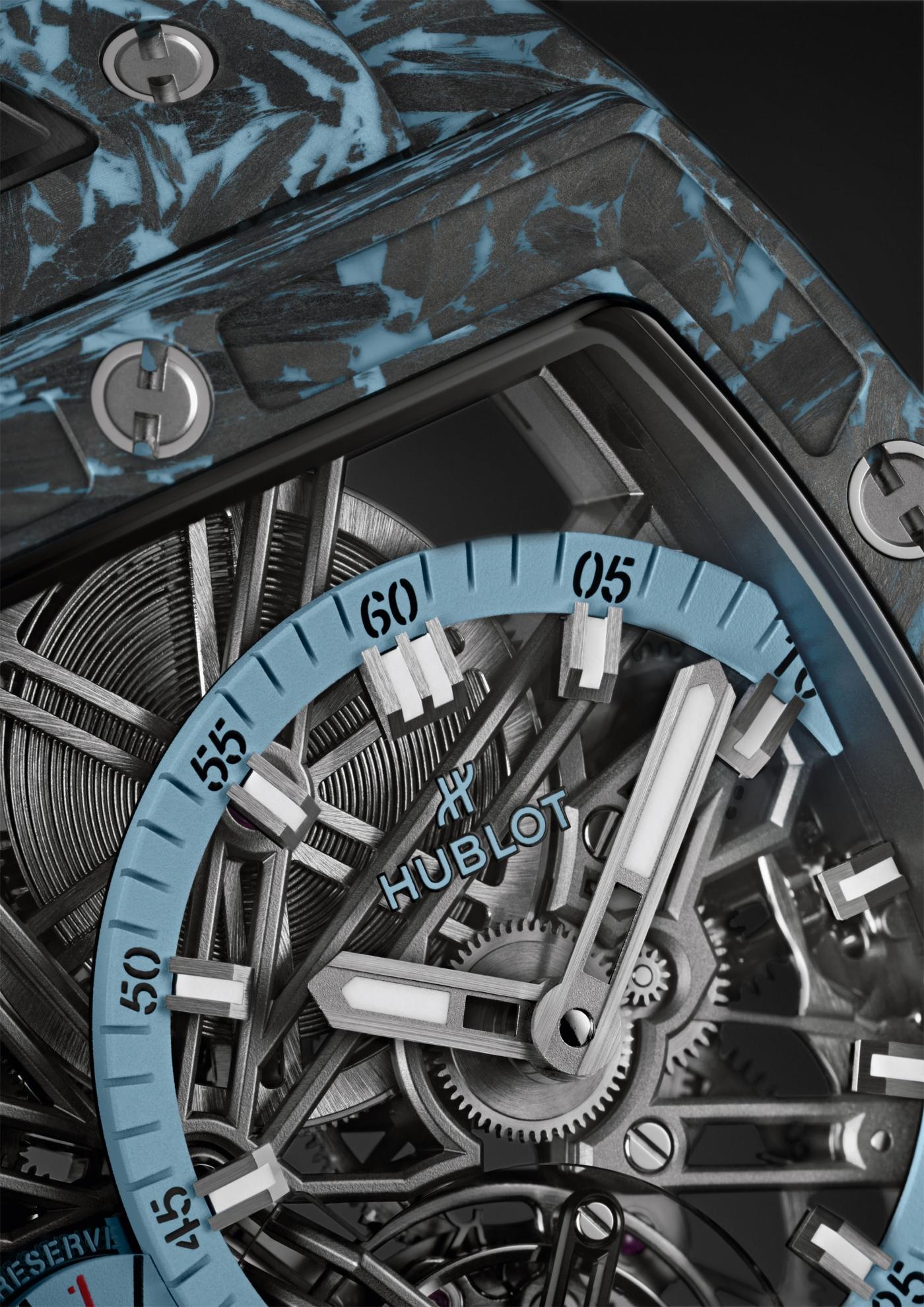 Spirit Of Big Bang Tourbillon Carbon Sky Blue 42 mm | Hublot AE