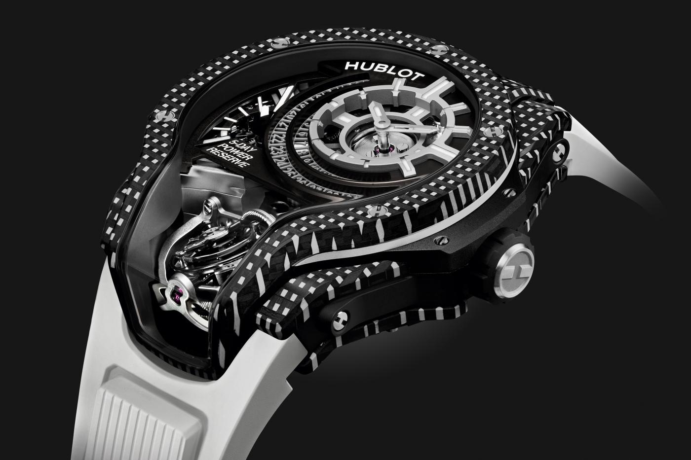 MP-09 Tourbillon Bi-Axis White 3D Carbon 49 mm | Hublot GB