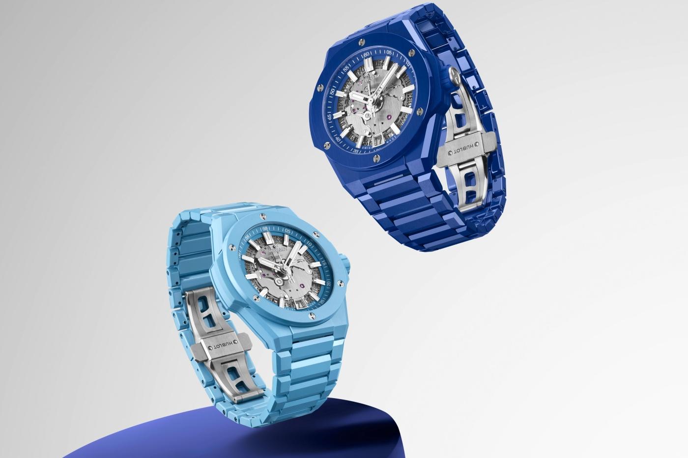 Big Bang Integrated Time Only Sky Blue Ceramic 40 mm | Hublot TH