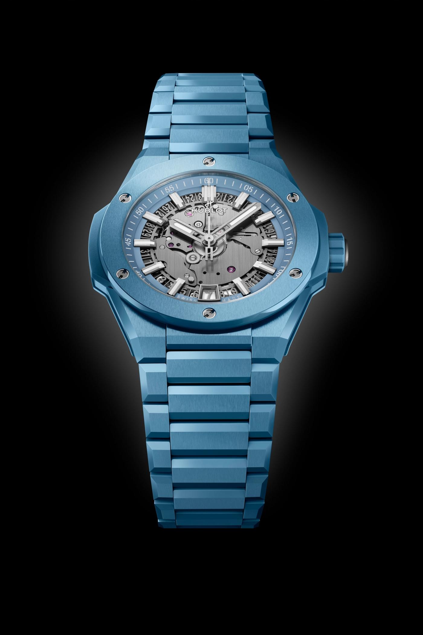 Big Bang Integrated Time Only Sky Blue Ceramic 40 mm | Hublot TH