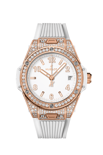 Big Bang One Click Steel White Diamonds 39 mm