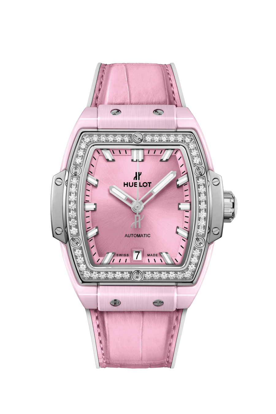 Spirit of Big Bang Pink Ceramic Titanium Diamonds 39 mm | Hublot TH