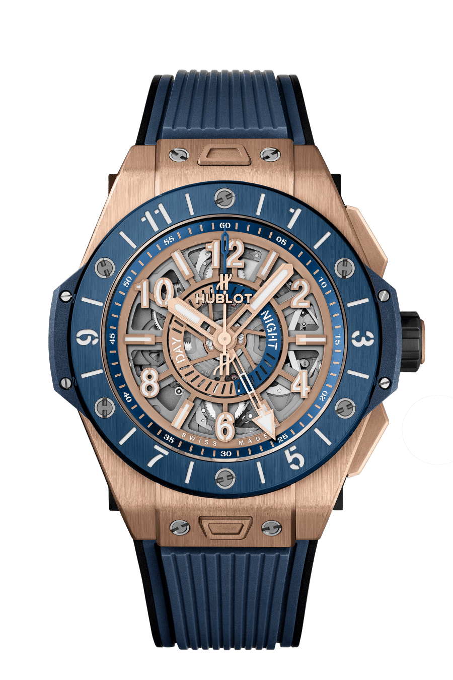 Unico GMT King Gold Blue Ceramic 45 mm